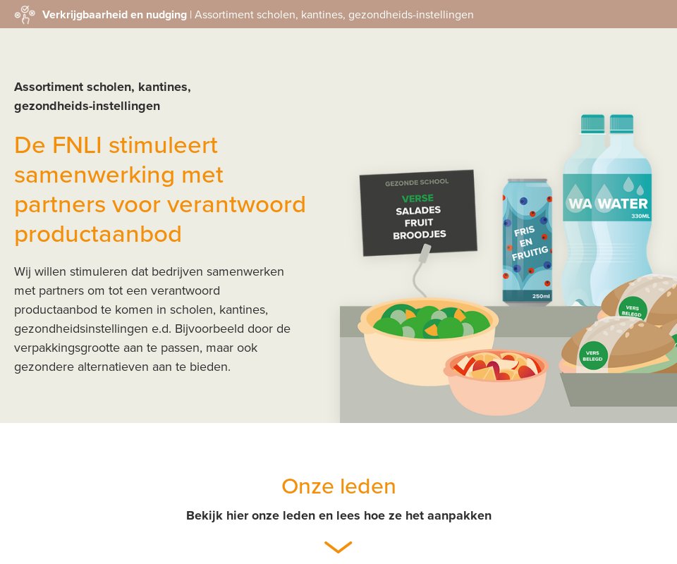 Productherformulering - Handvest Gezondheid