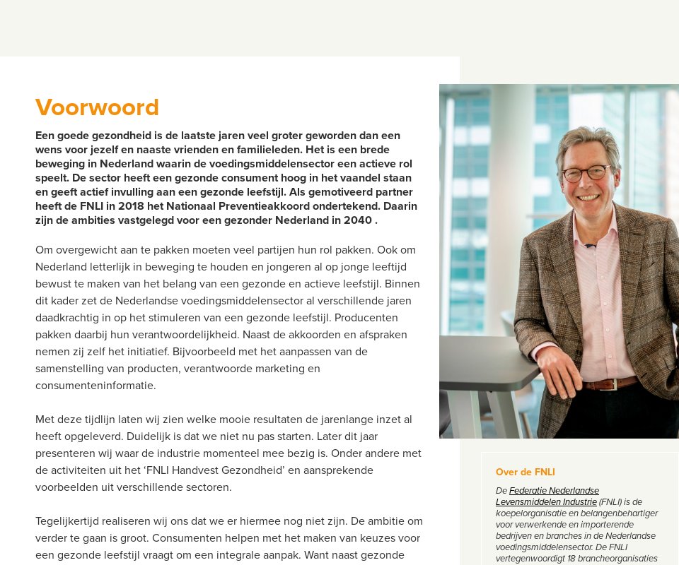 Voorwoord - Voeding-gezondheid